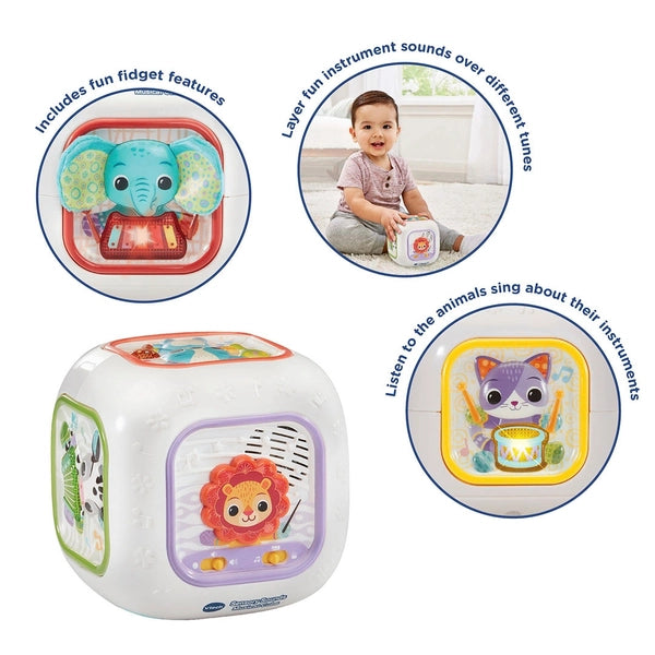 VTech Sensory Sounds Musical Cube – Kellihers Toymaster (Toys Upstairs)